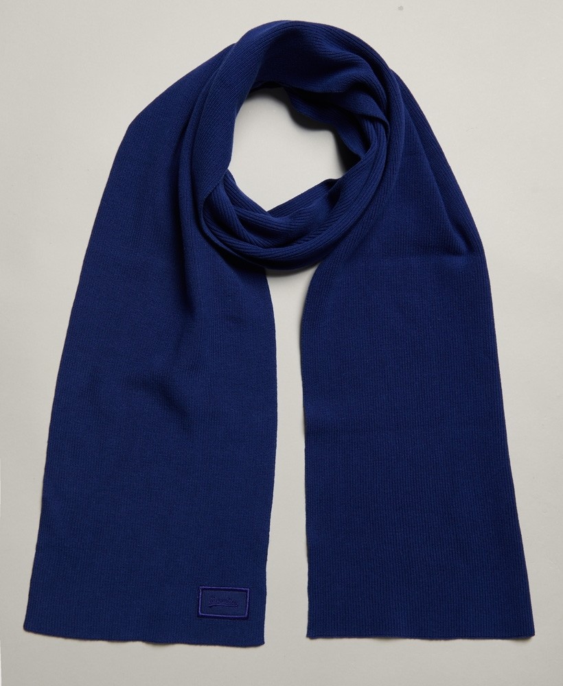 ORGANIC COTTON LOGO SCARF
