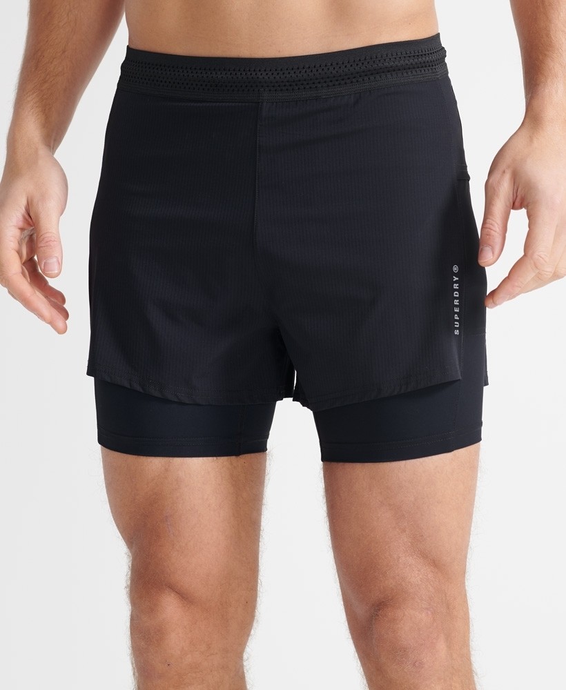 RUN PREMIUM LAYERED SHORTS
