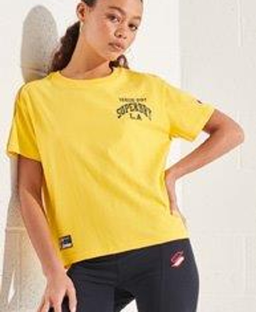 VARSITY ARCH MINI BOXY T-SHIRT