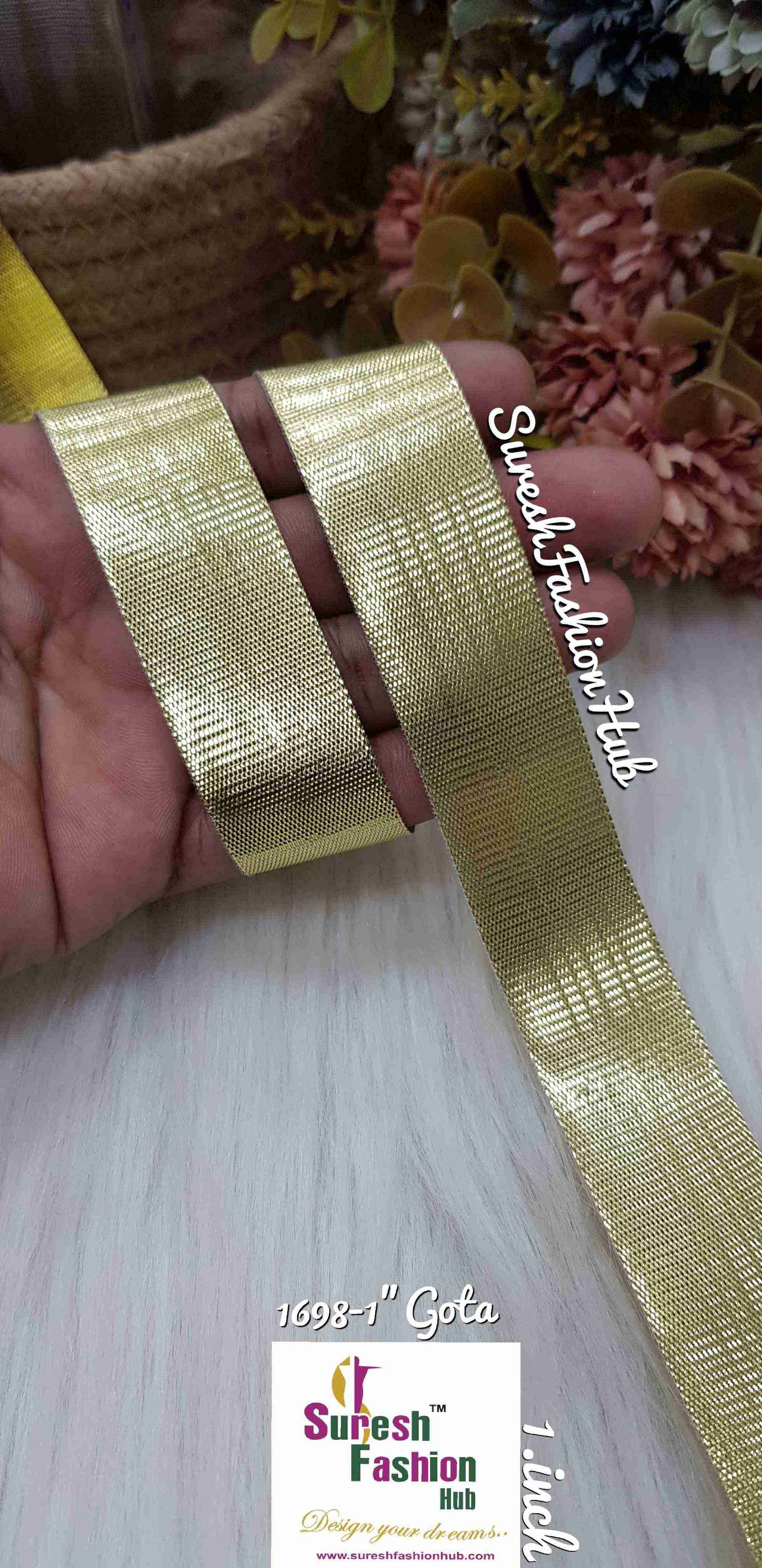 L light Golden Scaled Thick Designer Trim