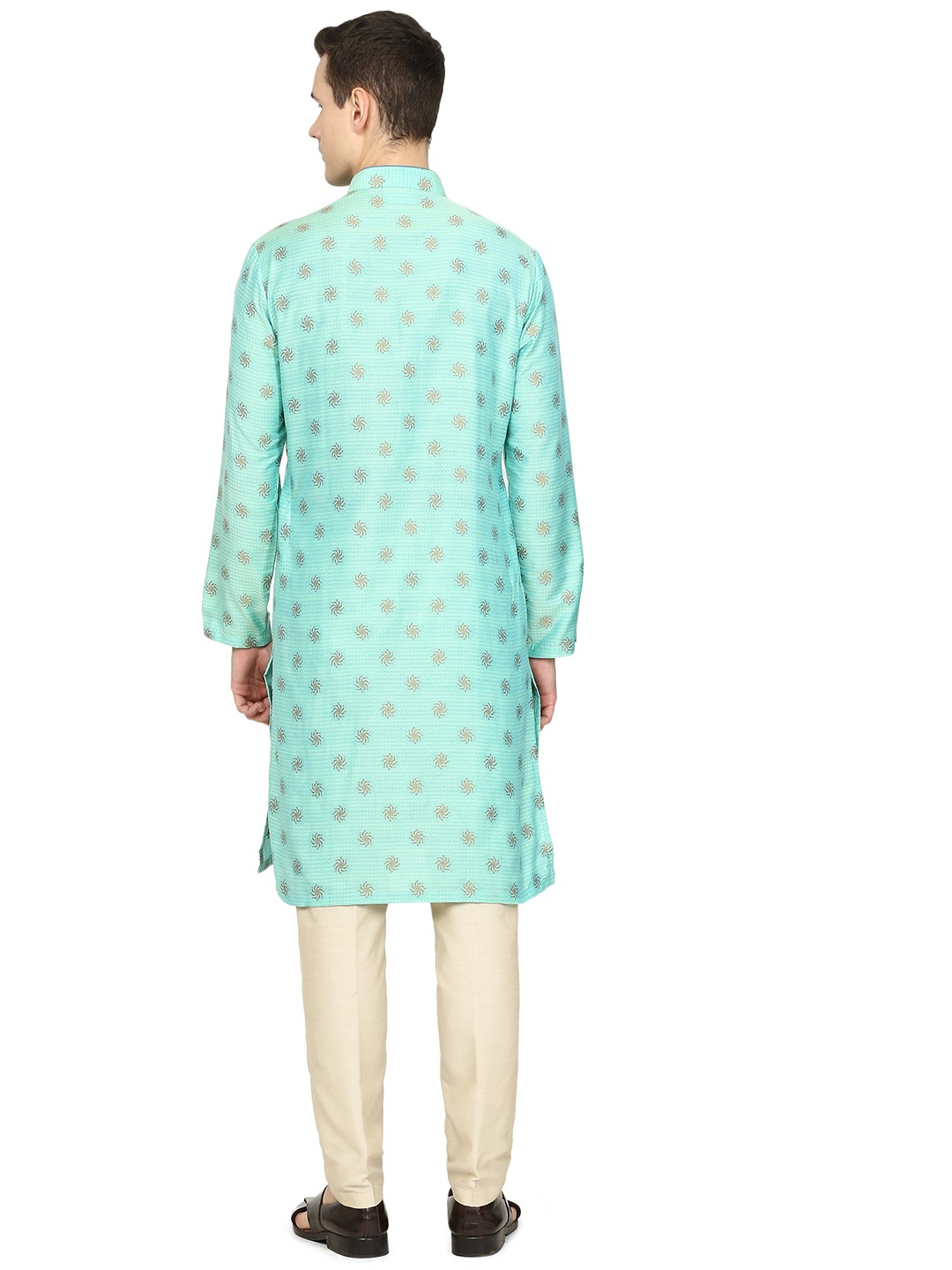 Light Blue Texture Kurta