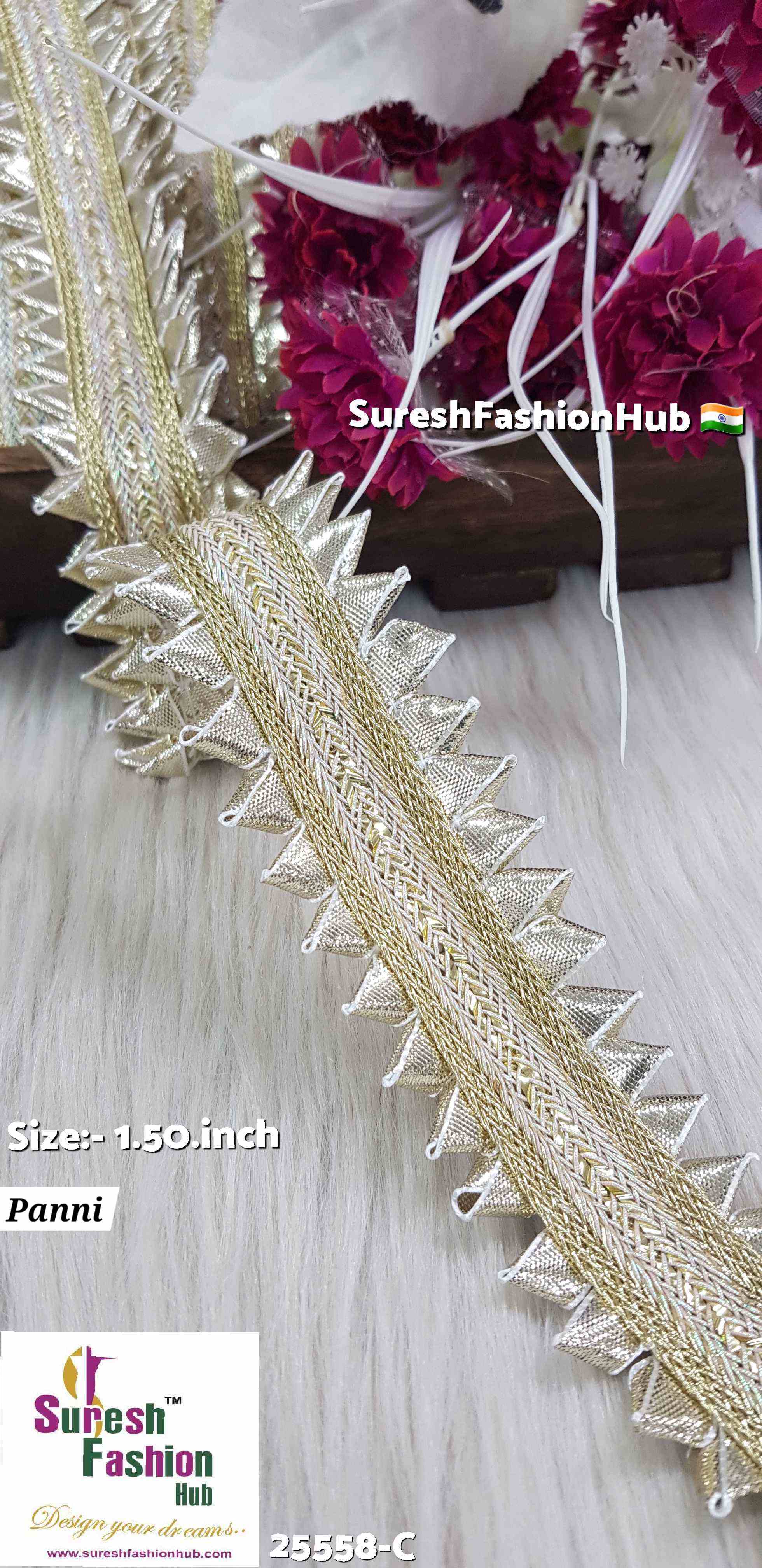 Elegant Samosa Water (Paani) Lace