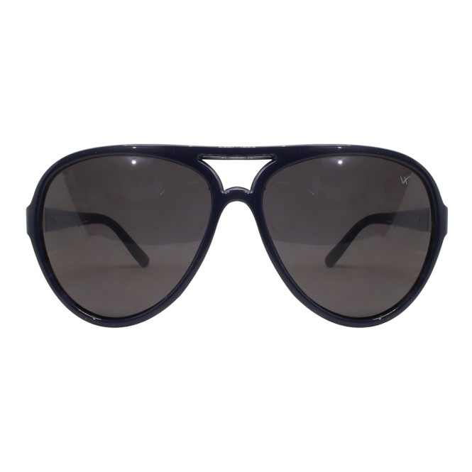 Grey Navy Aviator Sunglasses 12093