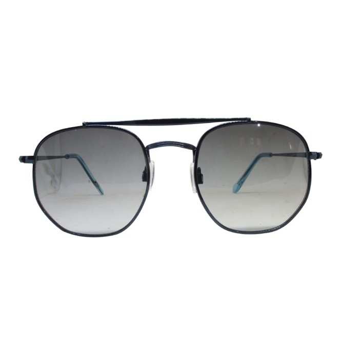 Grey Gradient Navy Square Sunglasses 21822