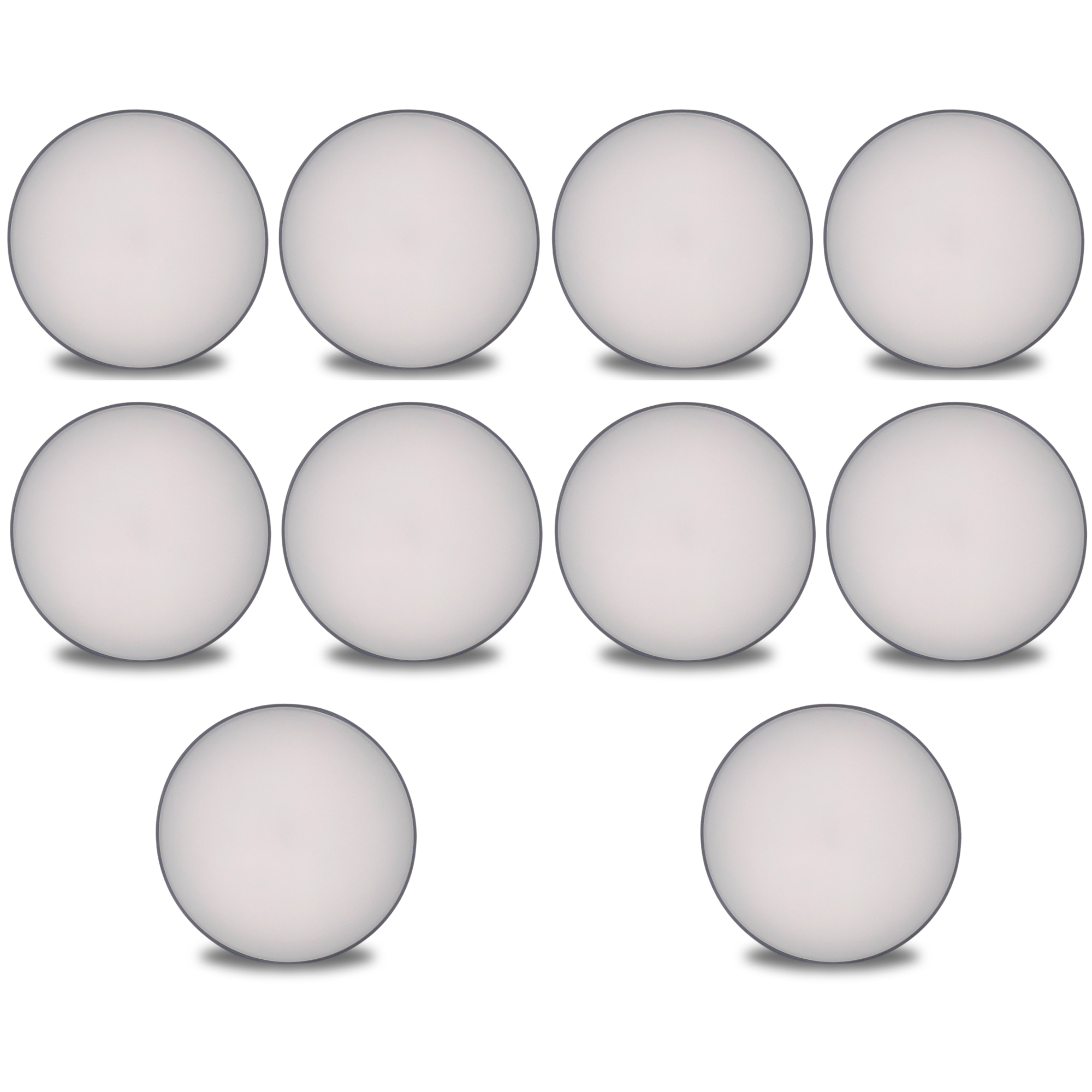 15 Watt Round LED Moon Surface Panel Light For Ceiling(Packof-10, Warm ...