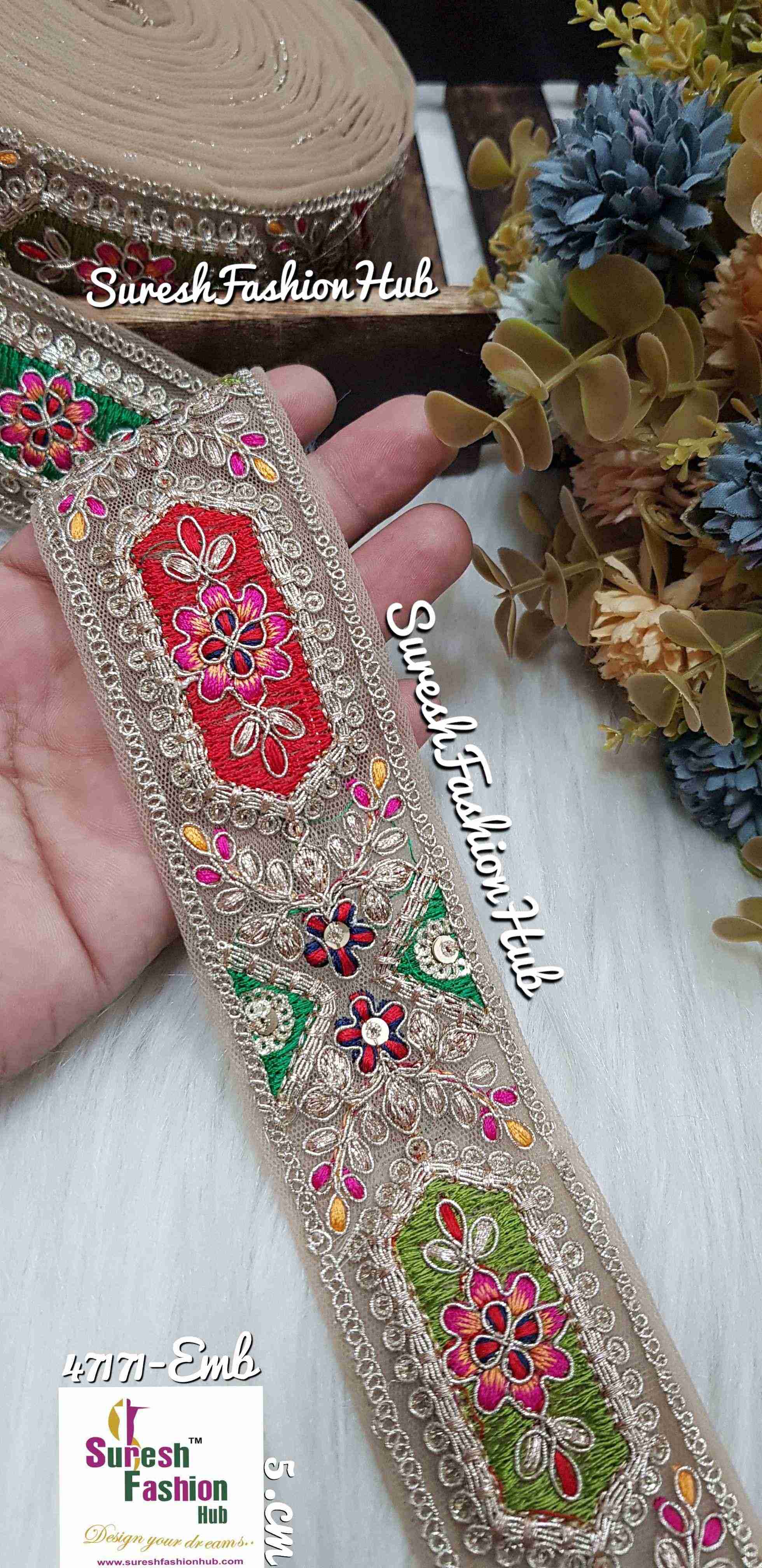 SabyaSachi-Inspired Multi-Color Elegance Lace