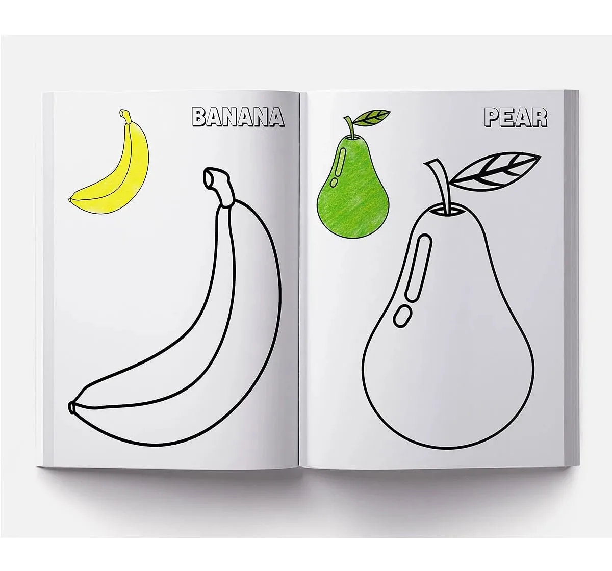 Wonder House Books Colouring Book of Fruits Crayons Series for kids 0M ...