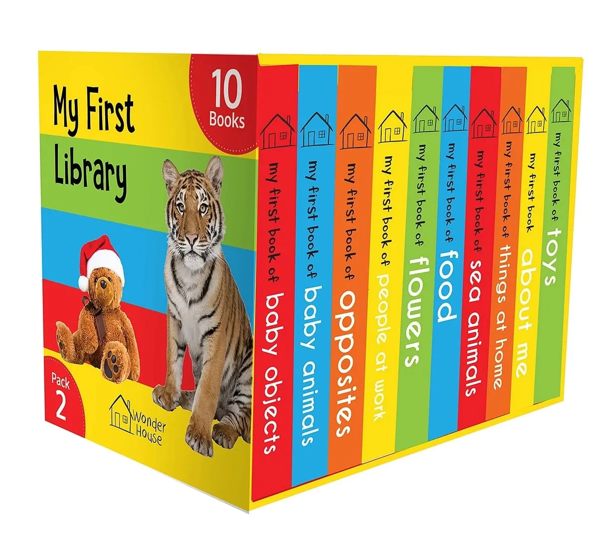 Wonder House Books My First Library Pack of 2 Boxset with 10 Board ...
