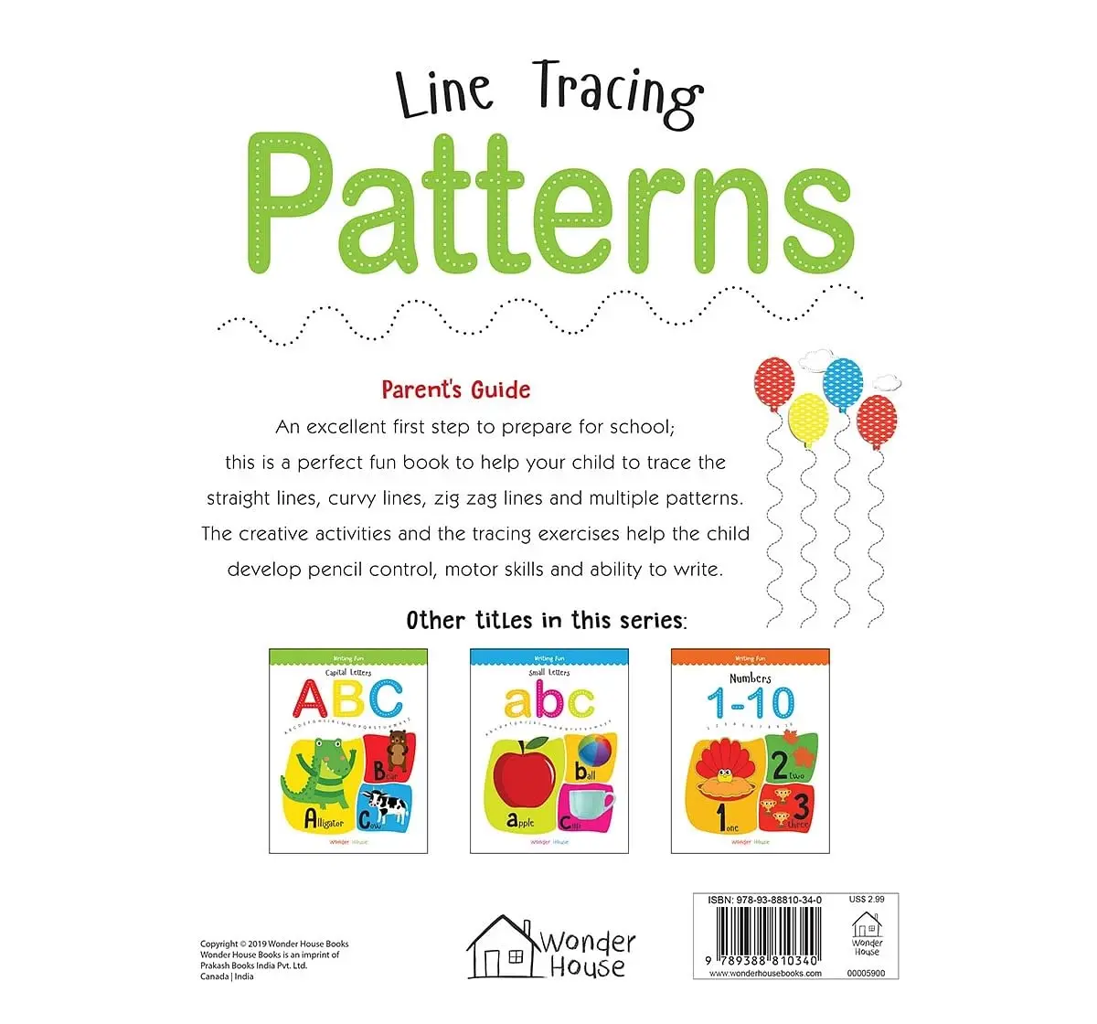 Wonder House Books Litracing Patterns Practice and Drawing Lines Book ...