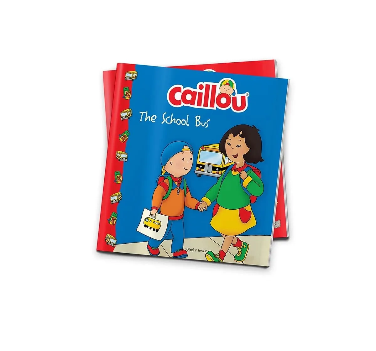 Wonder House Books Caillou the School Bus Book for kids 3Y+, Multicolour