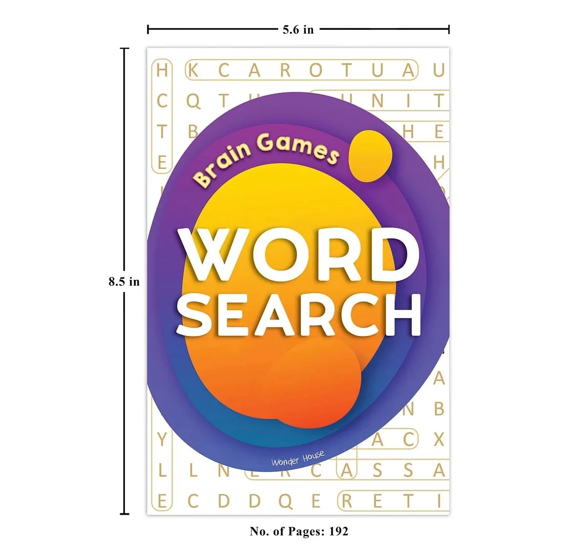 Wonder House Books Word Search Brain Games Classic Puzzle Book for kids ...