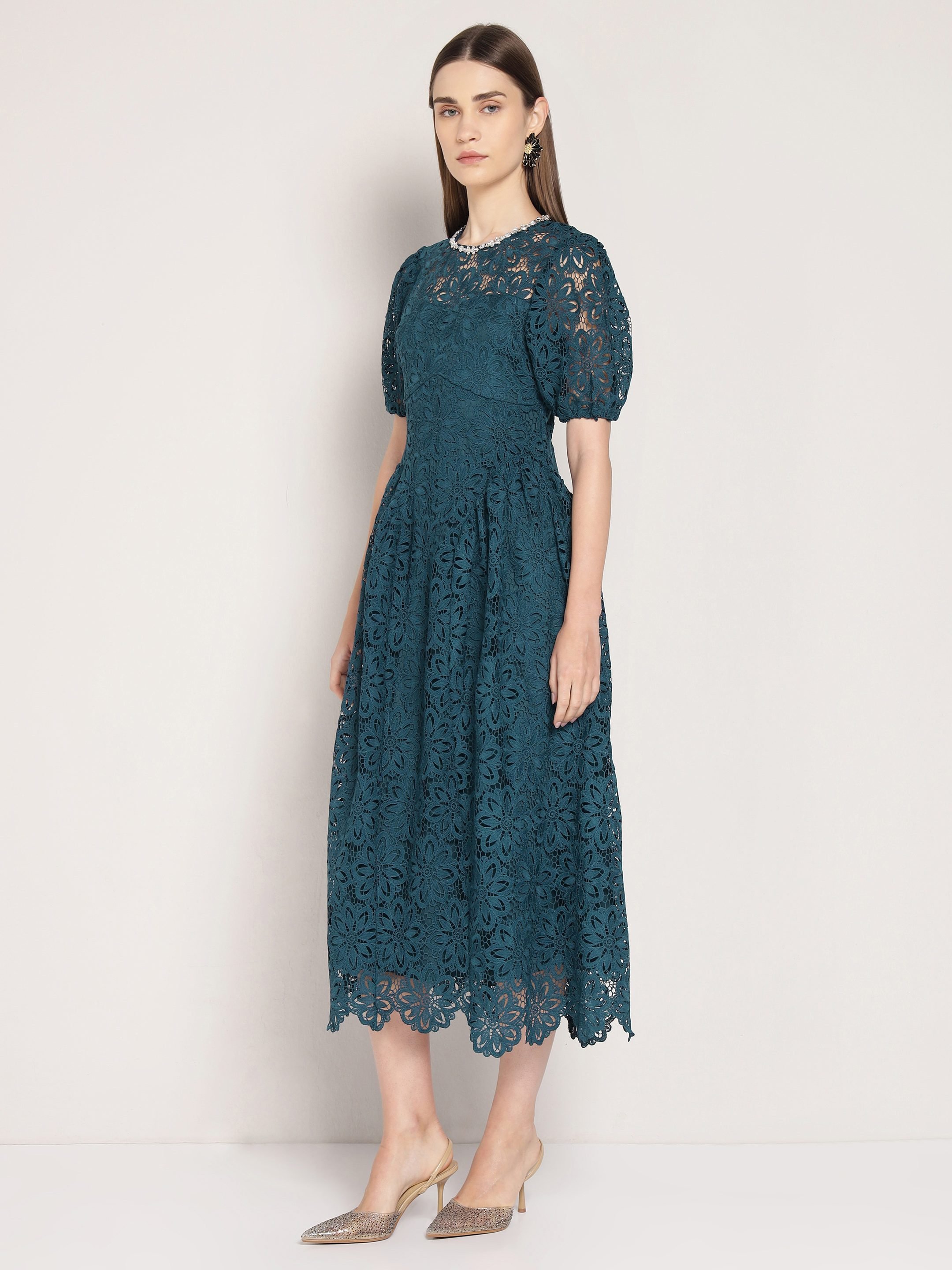 Blue Lace Dress