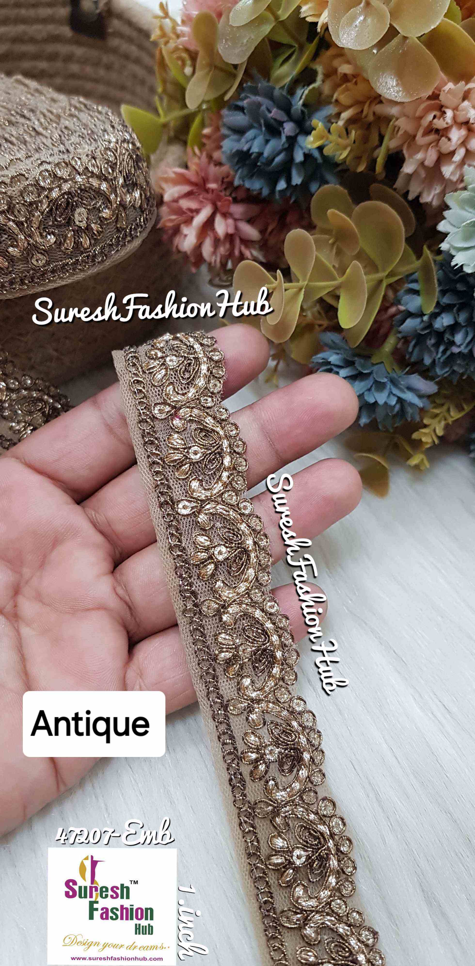 Antique Net Lace Roll