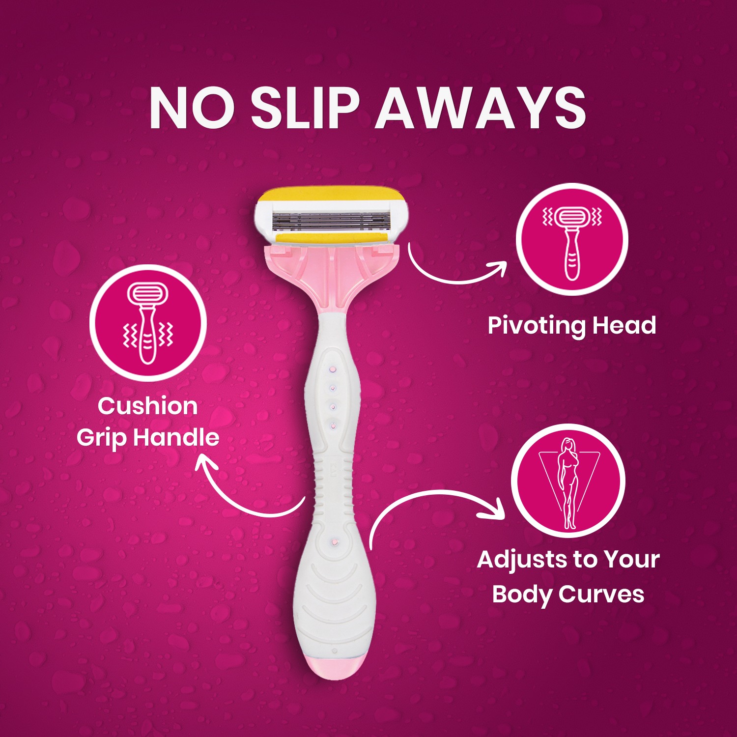 Paree Prima Resuable Full Body Razors for Hassle Free Shaving for Women ...