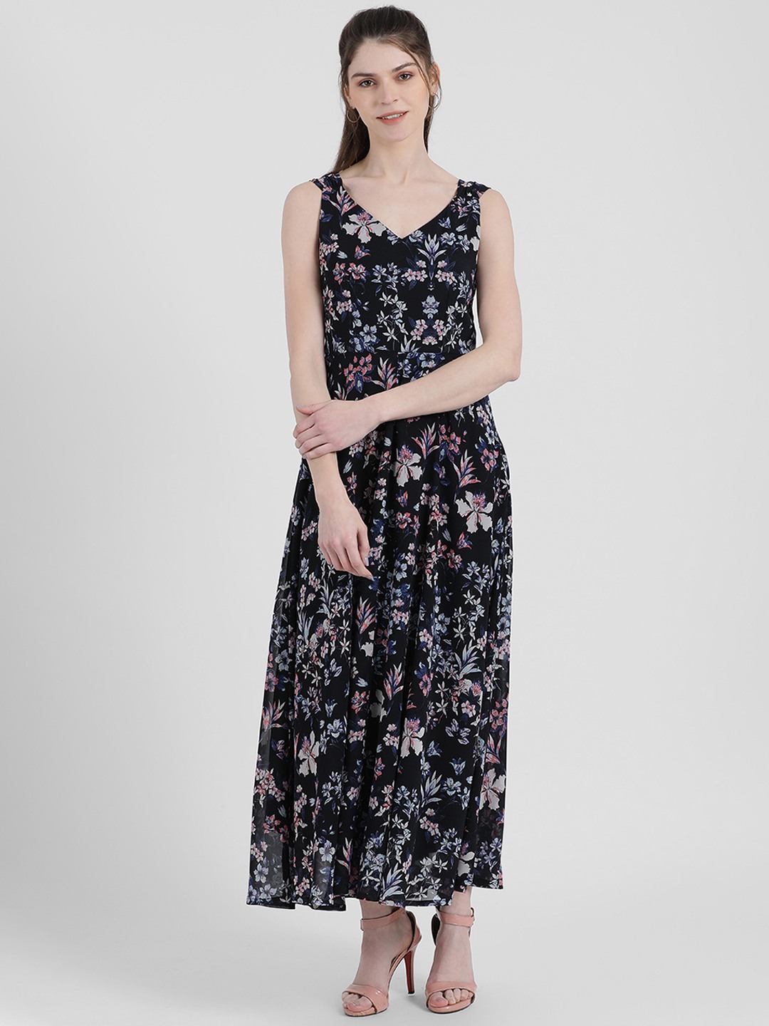 Zink London Women's Printed Maxi Dress