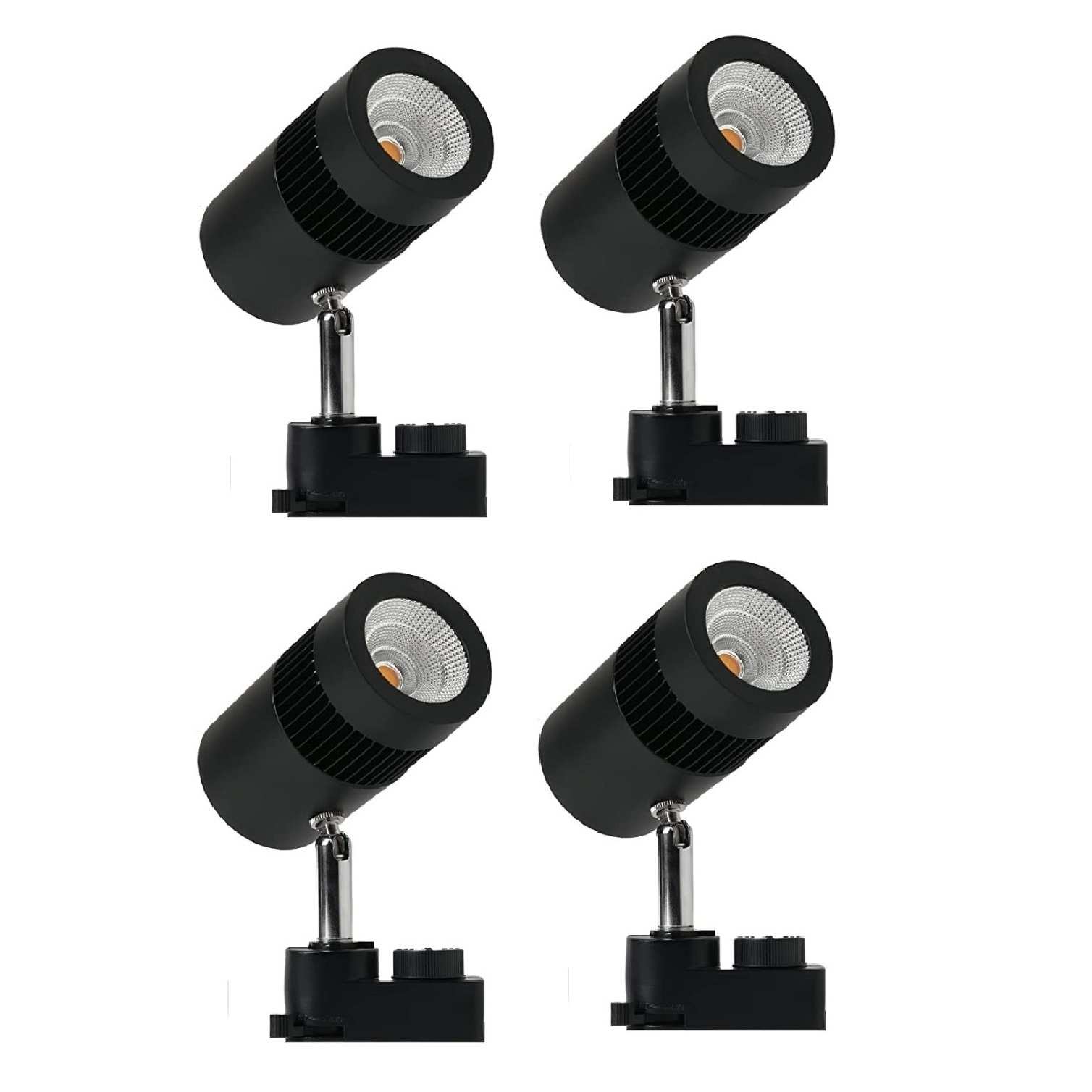 9 Watt LED Natural White Color Black Body Track Light For Focusing Wall ...