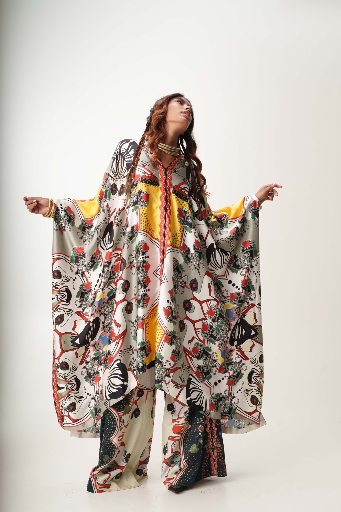 Cape Shirt with Trouser