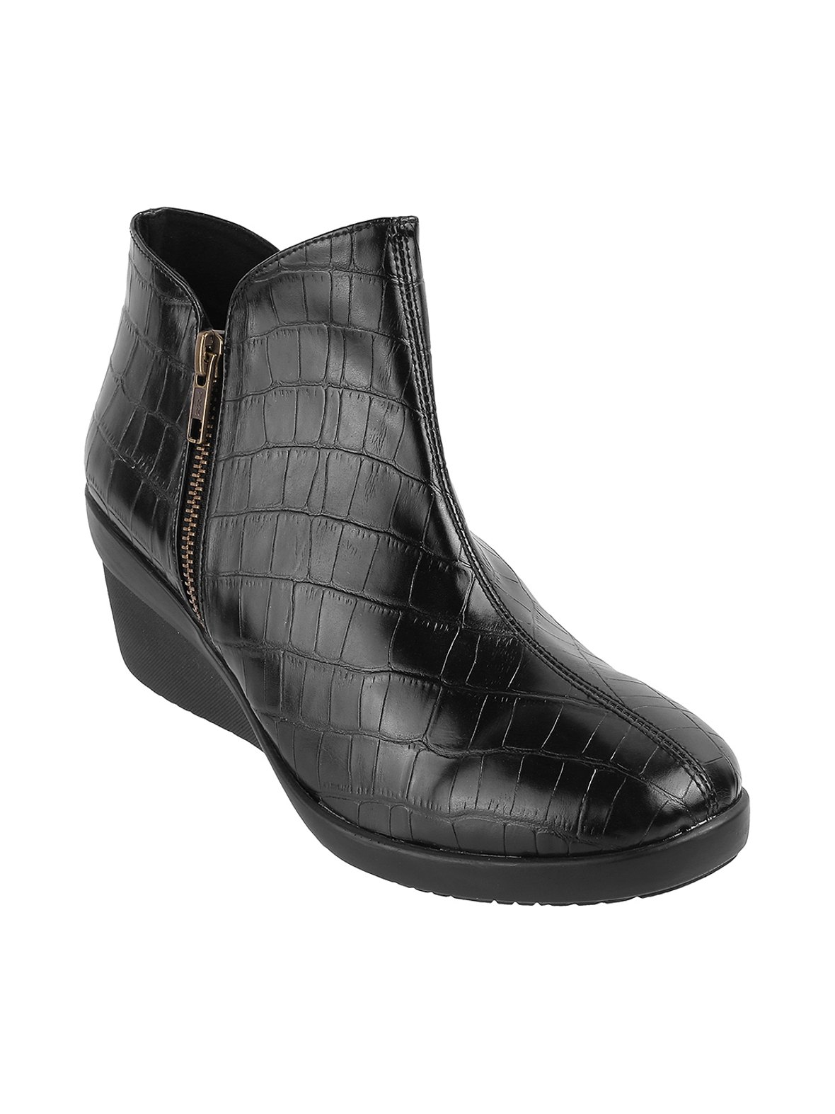 Snake Print Chelsea Boots