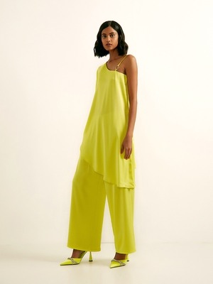 Katthy Lime Off Shoulder Top