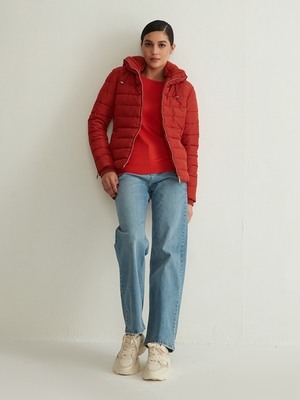 Rust Puffer Jacket