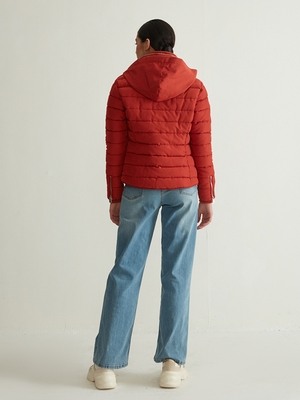 Rust Puffer Jacket