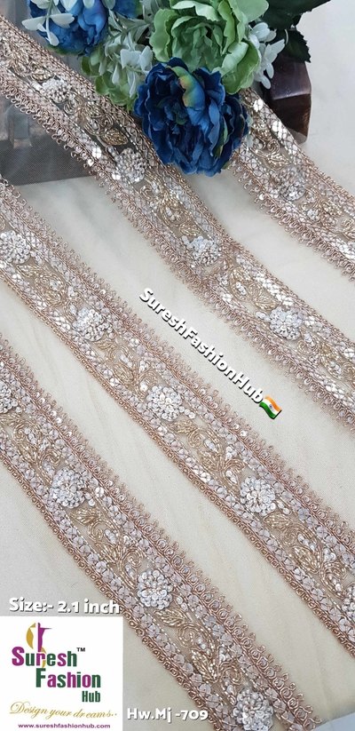 Sabyasachi-Inspired Floral Knot Elegance Lace