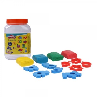 Play Doh Creative Kit in a Jar Arts and Crafts Toy for kids with 4 ...