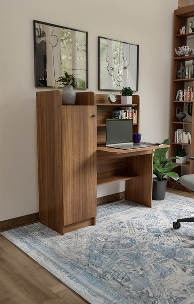 NEUDOT Vision Engineer Wood 1 Door Study Table | Multi-Purpose Study ...