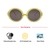 Round Grey Polycarbonate Small Vision Express 51192 Kids Sunglasses