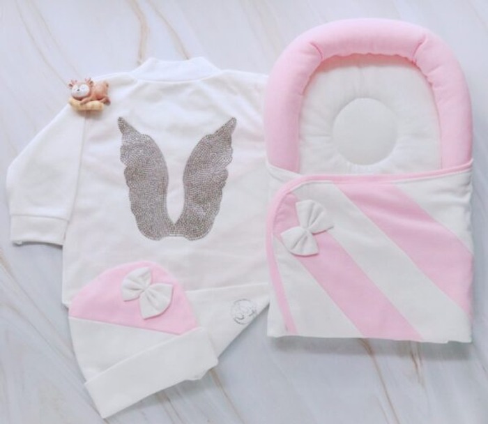 Pinion Blush Wing Set | Baby Aroosa