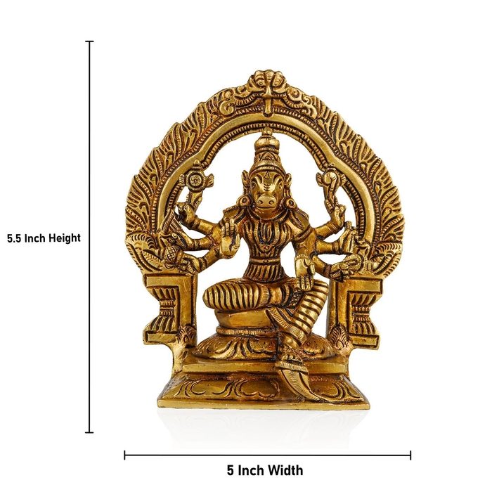 Varahi Amman Statue - 7 Inches | Varahi Idol/ Antique Brass Statue ...