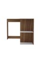 NEUDOT Cruze Corner Study Table - Leon Teak | Corner Study Table for ...