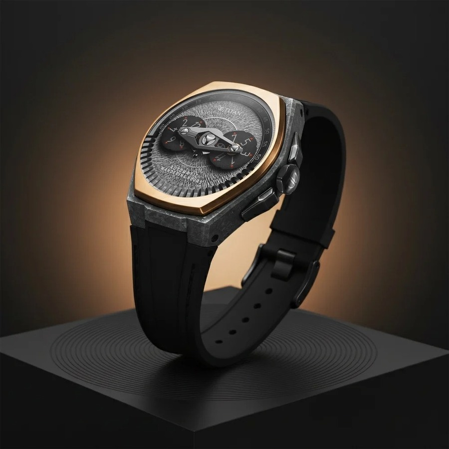 Titan Stellar 10029KP01 Men's Automatic Watch 42mm | BAFTIC